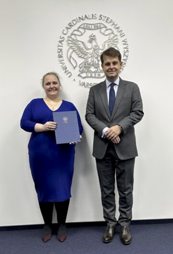 dr hab. n. med. i n. o zdr. Anna Różańska-Walędziak Dyrektorem Instytutu Nauk Medycznych UKSW ...